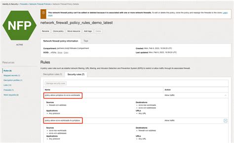 Oracle Cloud Infrastructure Network FirewallでOracle Cloud VMware Solutionワークロードを保護