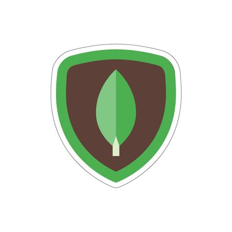 Mongodb Logo Sticker Laptop Etsy