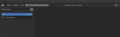 Poly Haven Asset Browser Add On For Blender
