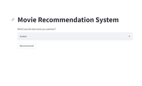 Github Wajahatraza619movie Recommendation System