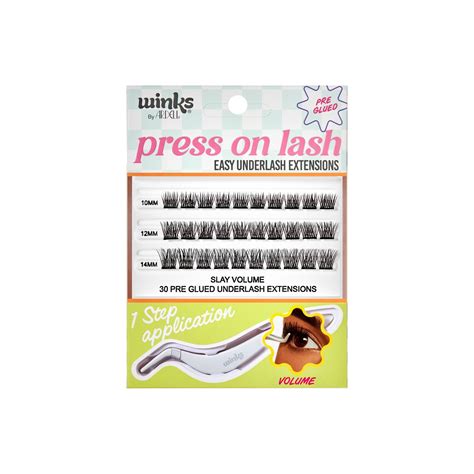 Ardell Winks Volume Press On Lashes 30 Pc Applicator False