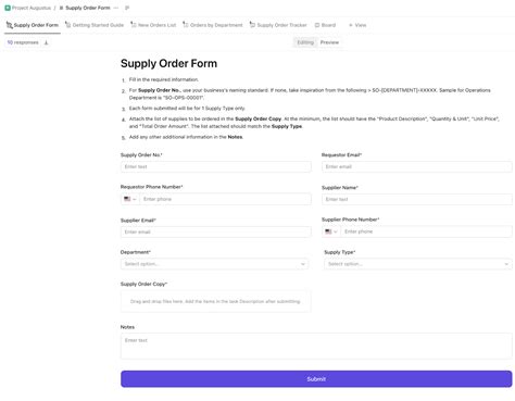 Free Purchase Requisition Form Templates Clickup