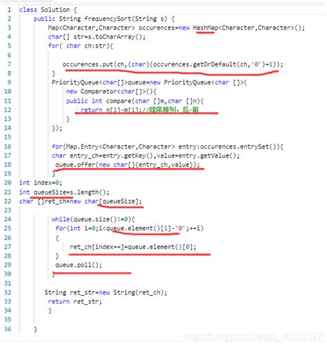 451根据字符出现频率排序力扣leetcode） 博主可答疑该问题根据字出现的频度有大小的网站 Csdn博客