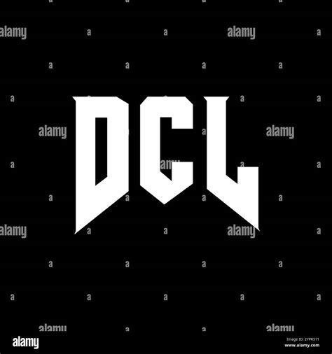 Dcl Letter Logo Design For Technology Company Dcl Logo Design Black And White Color Combination