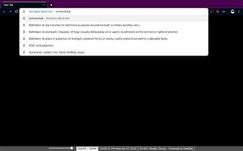 Omnibox Word Info Google Chrome 용 확장 프로그램 다운로드