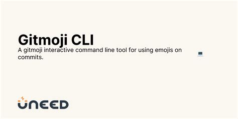 Gitmoji Cli On Uneed Uneed