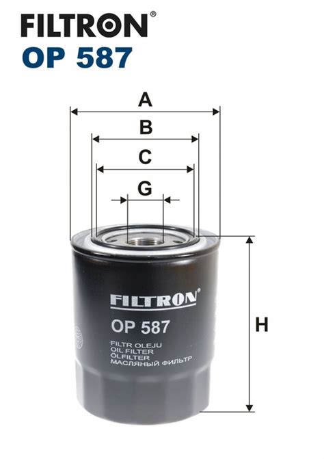 OP 587 FILTER OILS OP 587
