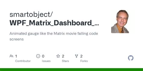 GitHub Smartobject WPF Matrix Dashboard Gauge Animated Gauge Like The Matrix Movie Falling