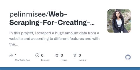 GitHub Pelinmisee Web Scraping For Creating A Dataset That Keeps House Features In This