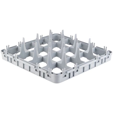 Cambro 16e4151 Camrack 16 Compartment Soft Gray Full Drop Full Size