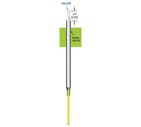 test probe socket qa 100 spr