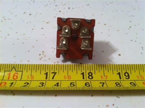 "NEW" Indak Pat. No 3.159.722 (3,159,722) Heater 3 Speed 5 terminal ...