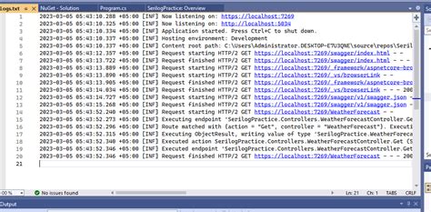 Logging App UseSerilogRequestLogging Method Not Working Stack Overflow