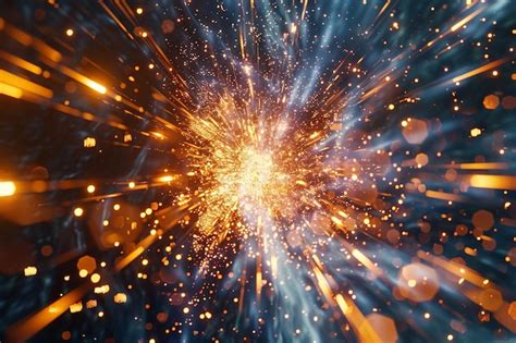 Premium Photo Witness The Spectacular Results Of A Particle Acce Generative Ai