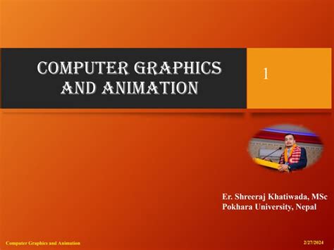 computer graphics and animation in detail pdf computer animation
