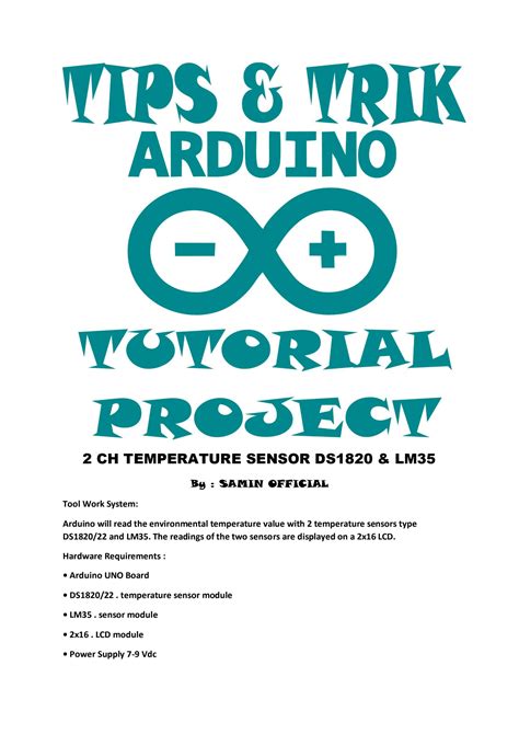 solution arduino tutorial how make 2ch temperature sensor ds1820 with