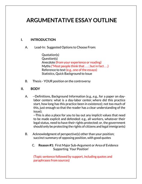 How To Write An Essay Outline 9 Types Sampleandexamples