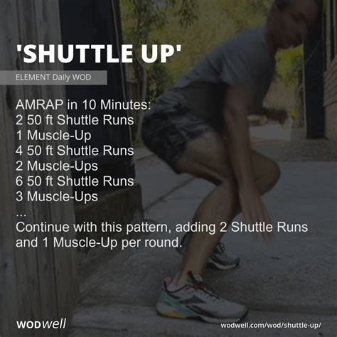 Shuttle Up Workout Element Daily Wod Wodwell