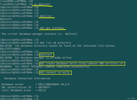 使用docker安装db2docker 安装db2 Csdn博客