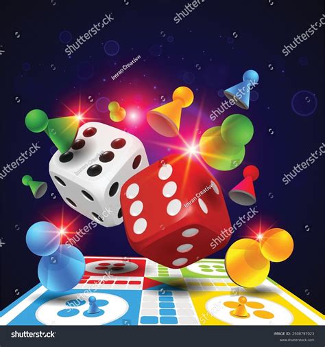 Ludo Board Game Pegs Dice Token Stock Vector Royalty Free 2508797023
