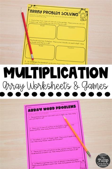 Multiplication Array Activities Games Worksheets And Anchor Charts Anchor Charts Math