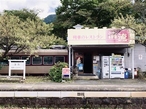 サイコ・ザク6750 On Twitter Rt Urakutenism 群馬の山奥の駅にある、かつての特急車両を使ったレストラン