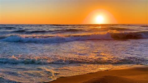 Sunset Therapy: 45 Minutes of Beautiful Beach Sunset Video & Ocean ...