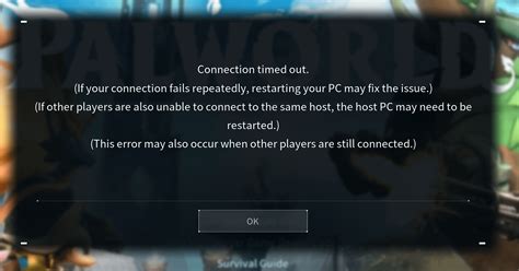 Server Connection Issues Rpalworld