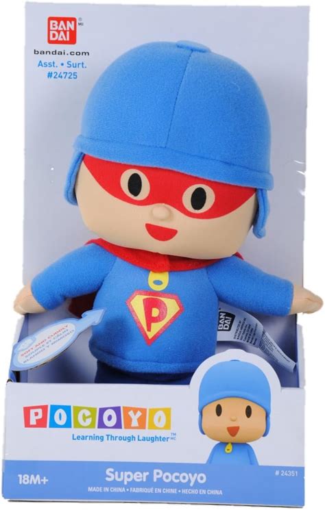 Bandai Super Pocoyo 9 Plush Soft Face Uk Toys And Games