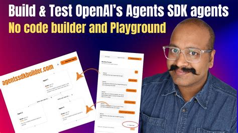 Openais Agents Sdk Had No Playground So I Built One Youtube