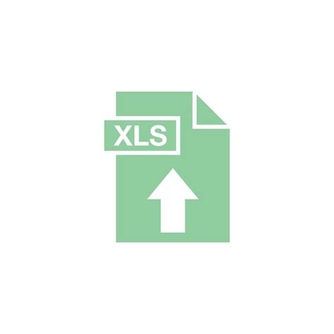 Premium Vector Xls Document Download Icon Vector Template