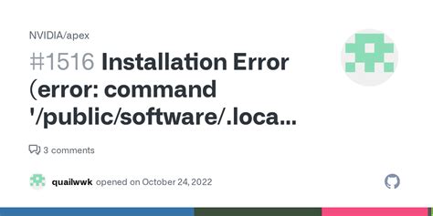 Installation Error Error Command Public Software Local Easybuild Software Cuda Bin