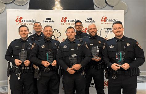 Mcso Deputies Recognized By Madd For Dwi Enforcement Hello Woodlands