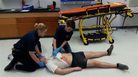Emt Trauma Patient Assessment Example Video 1 Youtube