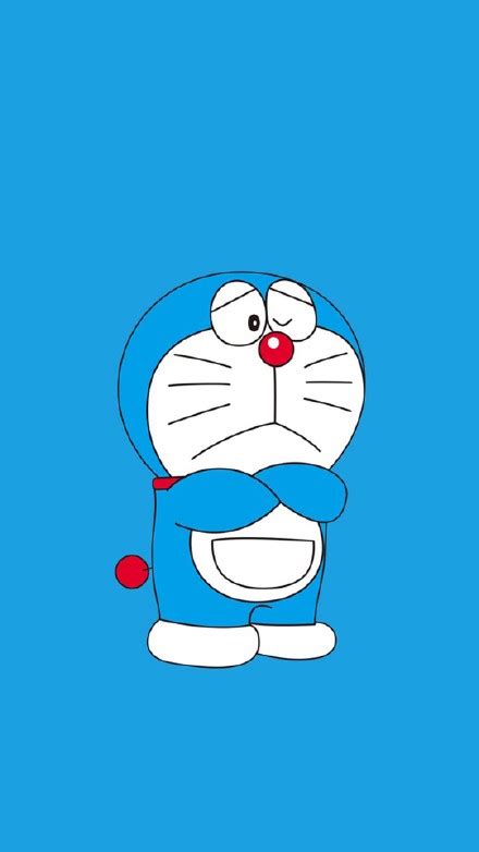 蓝胖子 哆啦a梦 手机 锁屏 壁纸 蓝色 卡通 … 堆糖，美图壁纸兴趣社区