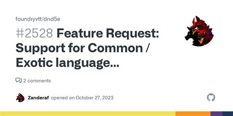 feature request support for common exotic language differentiation