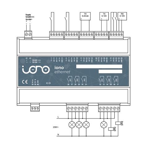 Iono Uno Professional I O Interface With Arduino Uno Case Din Bar Board