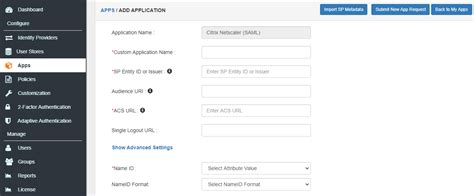 Enable Two Factor Authentication FA For Citrix Netscaler