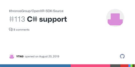 c support · issue 113 · khronosgroup openxr sdk source · github