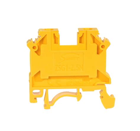 Rail Mounted Screw Terminal Block 2 5 Mm² Simet
