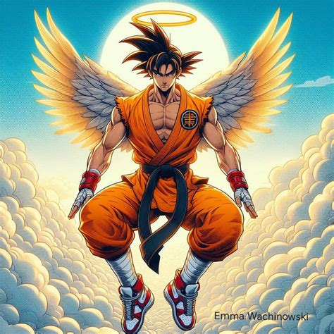 Dragon Ball Angel Goku By Emma Wachi On Deviantart