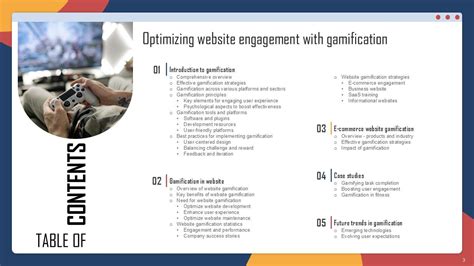 optimizing website engagement with gamification ppt template game cd