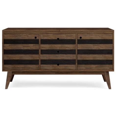 Clarkson Solid Acacia Wood Sideboard Buffet In Rustic Natural Aged Brown 1 Frys Food Stores