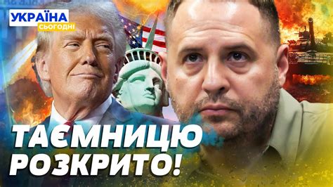 🔥 СЕКРЕТНА РОЗМОВА ЄРМАКА І ТРАМПА чи домовилися про підтримку України ЧОМУ ДВЕРІ ЗАКРИТІ
