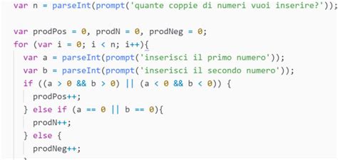 Esercizi Sul Ciclo For In Javascript Ciclo For In Javascript