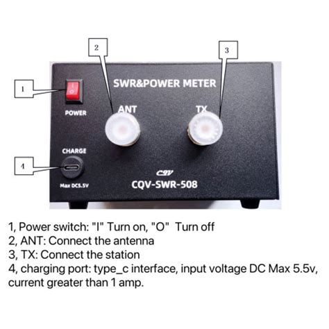 Sqv Swr 508 200w Power Meter Digital Swr Meter With 1 8 54mhz Frequency