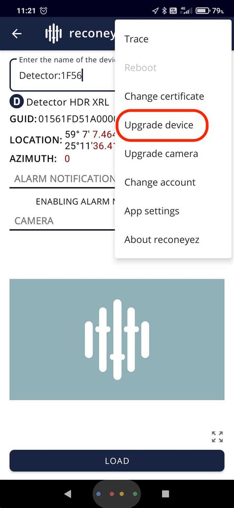 Device Firmware Upgrade Reconeyez Installation App Manual