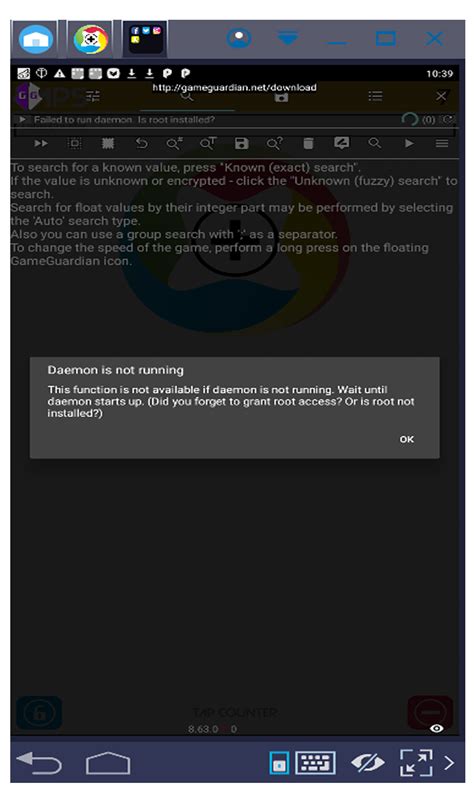 Daemon Not Running Help GameGuardian