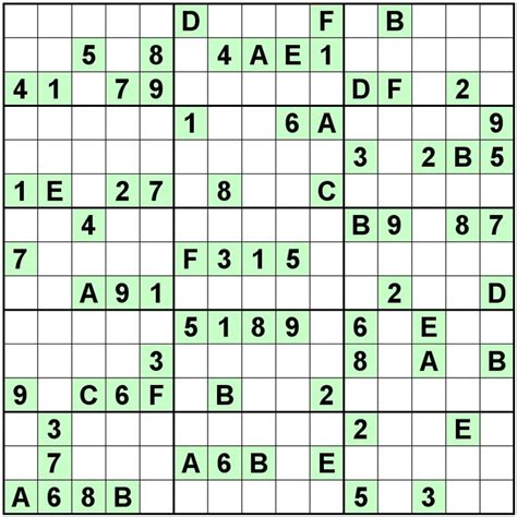 Number Logic Puzzles Sudoku Size