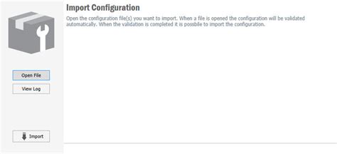 Install Application Configuration Packages